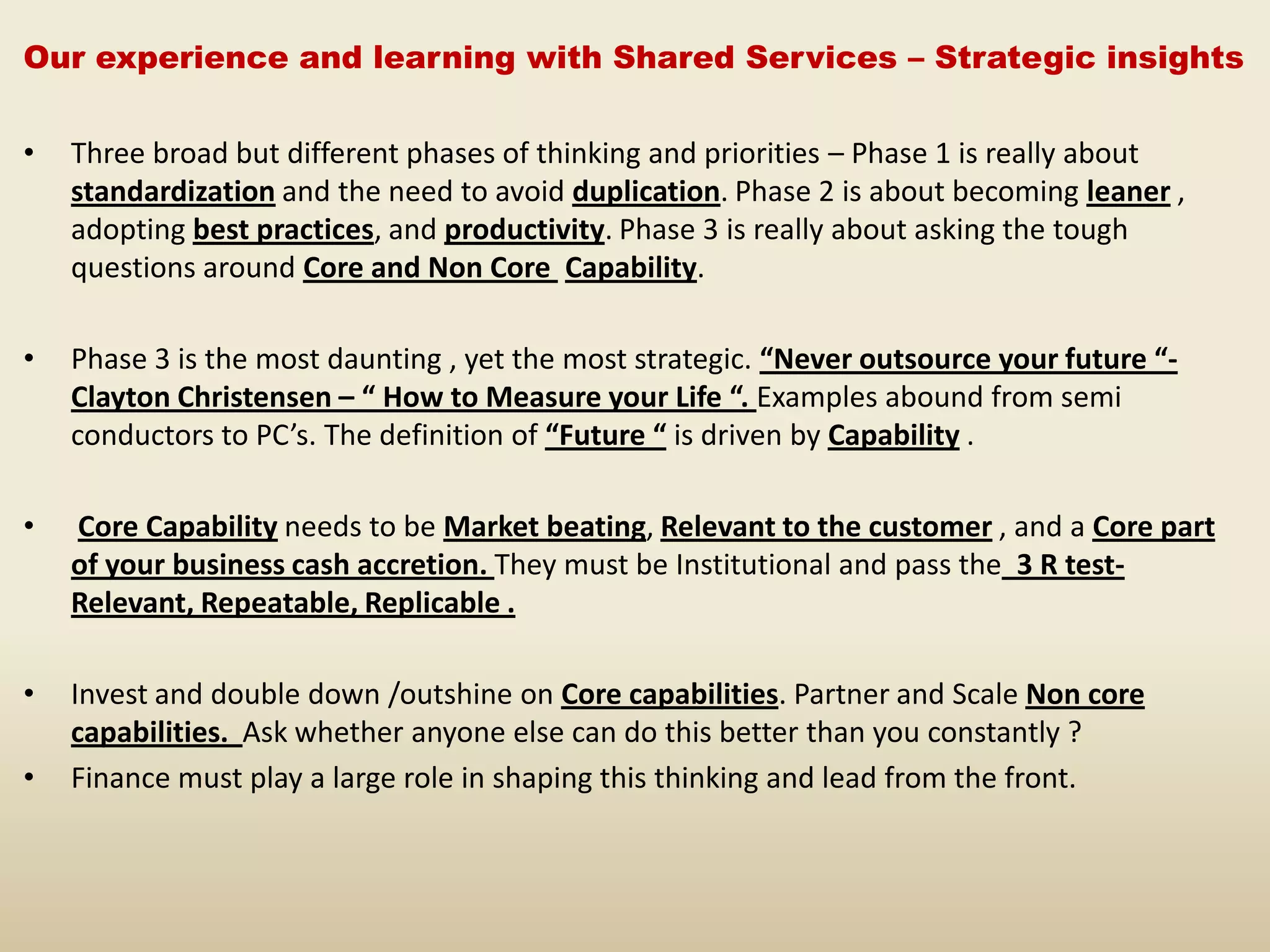 Business Process Management Strategy And Shared Services | PDF