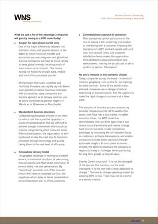 Leveraging Business Process Outsourcing for Market Agility | PDF