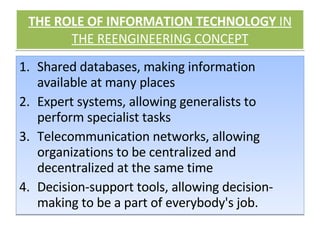 Business Process Reengineering | PPT