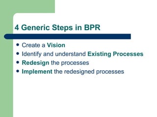 BPR- An Introduction | PPT | Business Administration | Business
