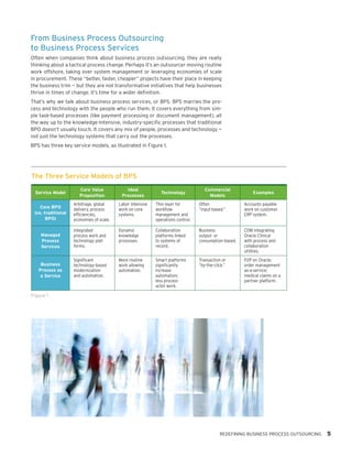 Business Process Services: Redefining Business Process Outsourcing | PDF