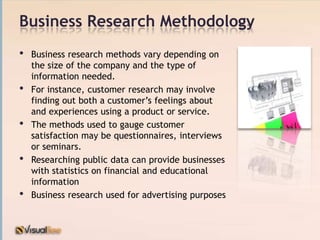 BUSINESS RESEARCH METHODS | PPTX