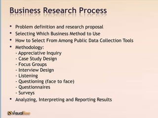 BUSINESS RESEARCH METHODS | PPTX