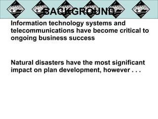 Business Resumption Planning | PPT