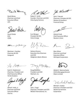 Statement on the Purpose of a Corporation. Business Roundtable | PDF