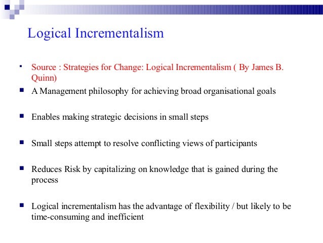 Incrementalisme Management