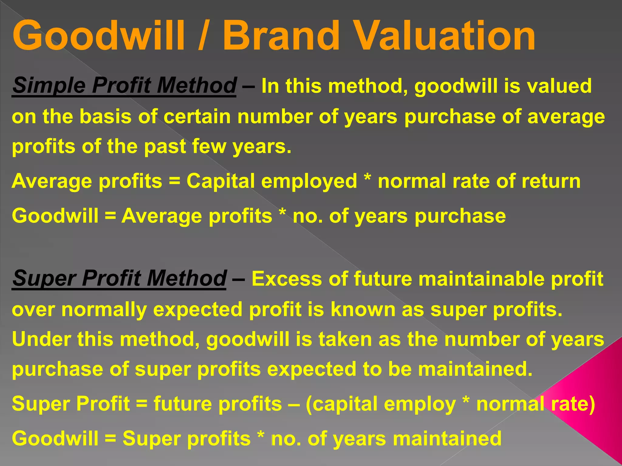 Business valuation | PPSX