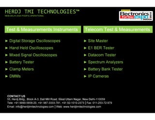 Electrical & Telecom Test & Measurements | PDF