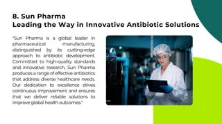 Top 10 Antibiotic Manufacturers in India | PDF | Pharmaceutical ...