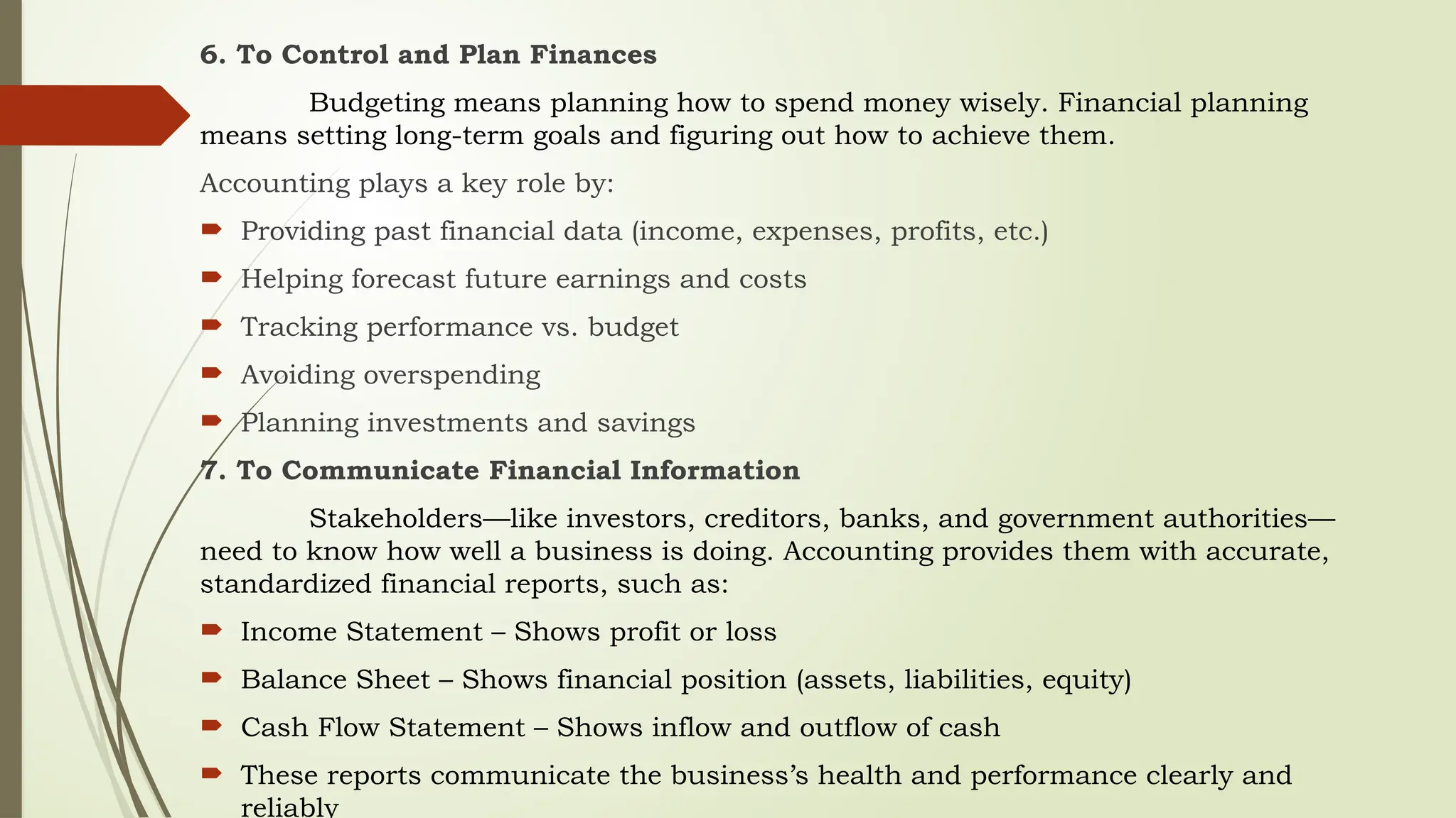 BUSINESS ACCOUNTING INTRODUCTION NEES & IMPORTANCE | PPTX