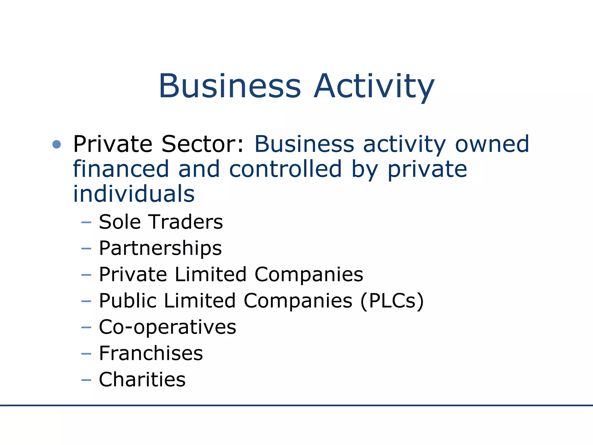 Business Activity | PPT