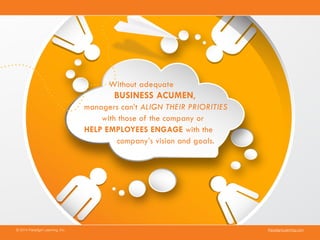 The Importance of Business Acumen: One Manager's Journey | PDF