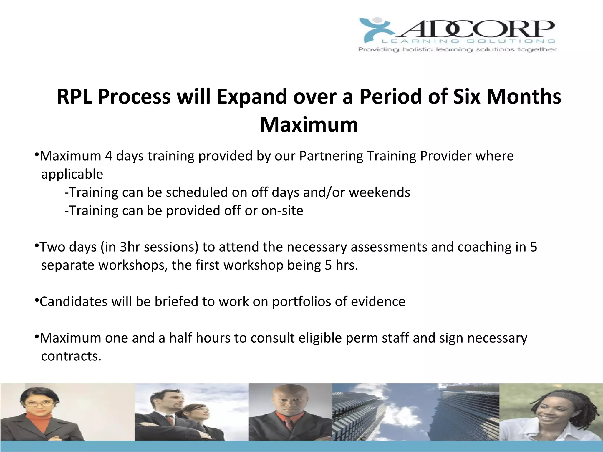 RPL Learnership Presentation | PPT