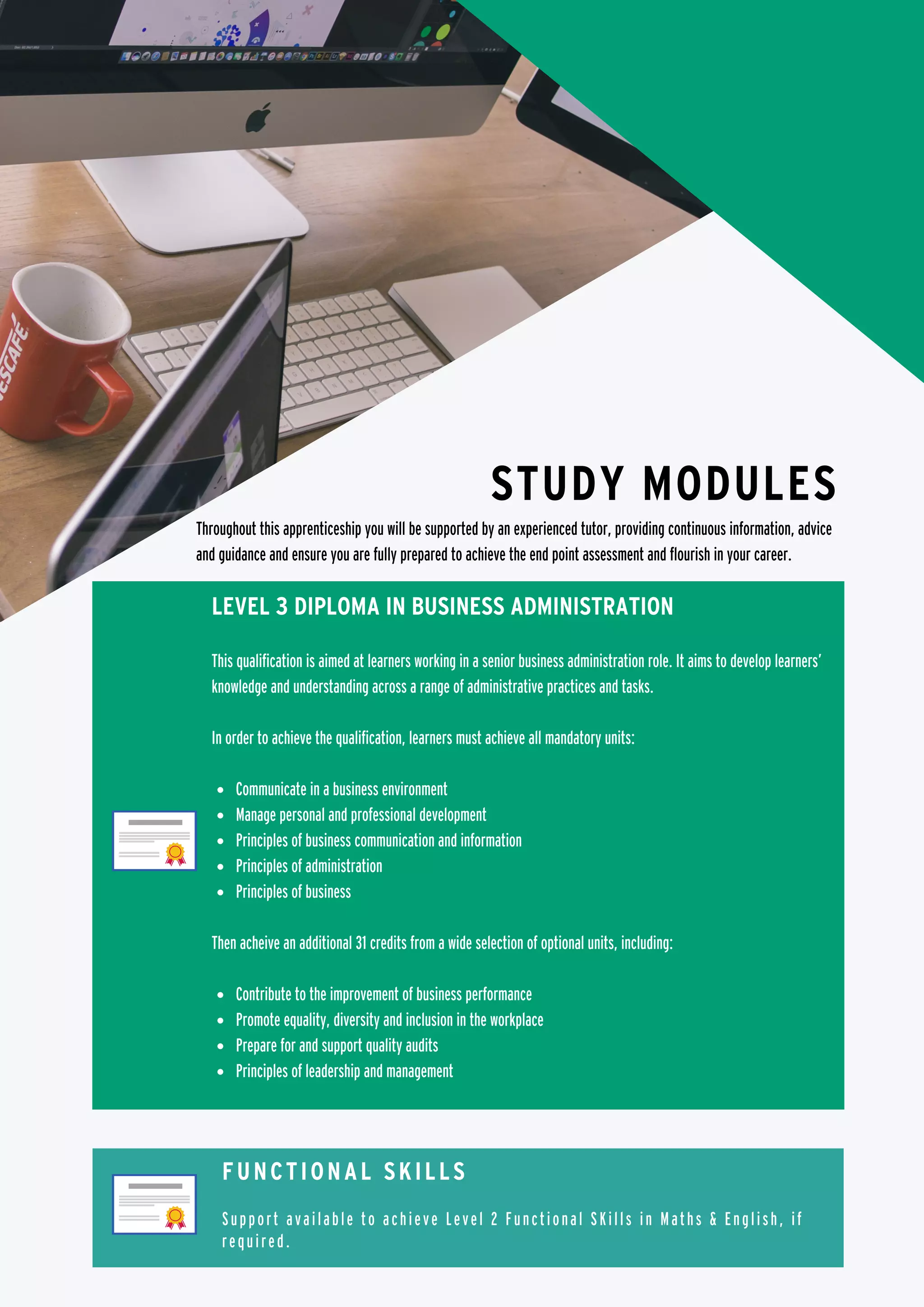 Business Administrator Level 3 Apprenticeship | PDF