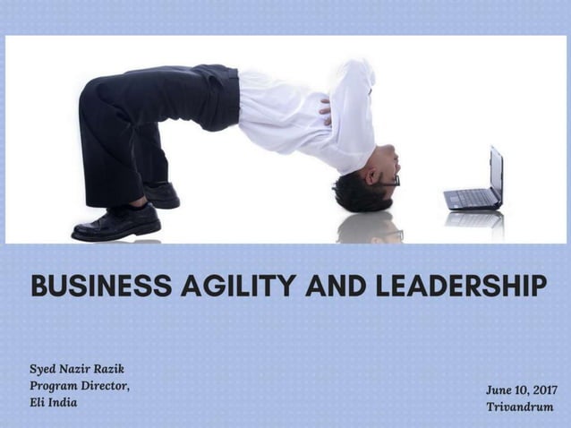 Business Agility and Adaptive leadership | PPT