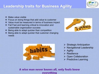 Business Agility and Adaptive leadership | PPTX