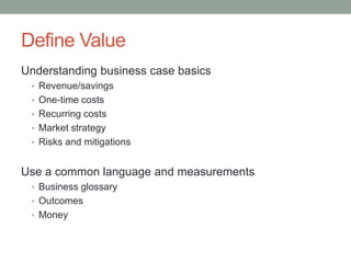 Achieving Business Alignment | PPT