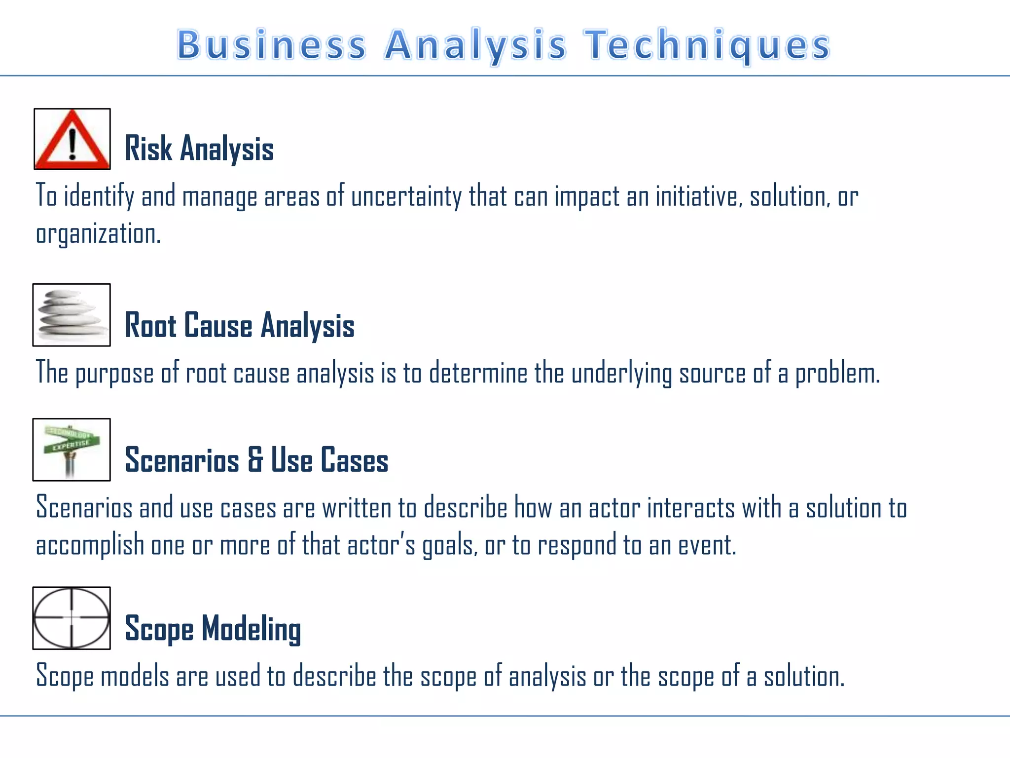 Scanning of Business Analysis | PPT