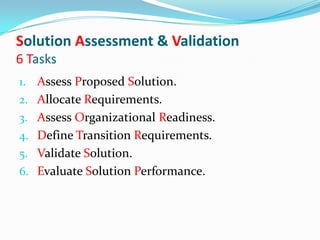 Business analysis - BABOK® Review | PPT