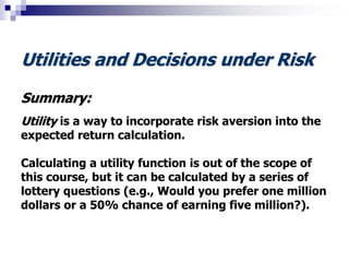 Business_Analysis_Decision_Analysis.ppt | Stocks and Bonds | Personal ...