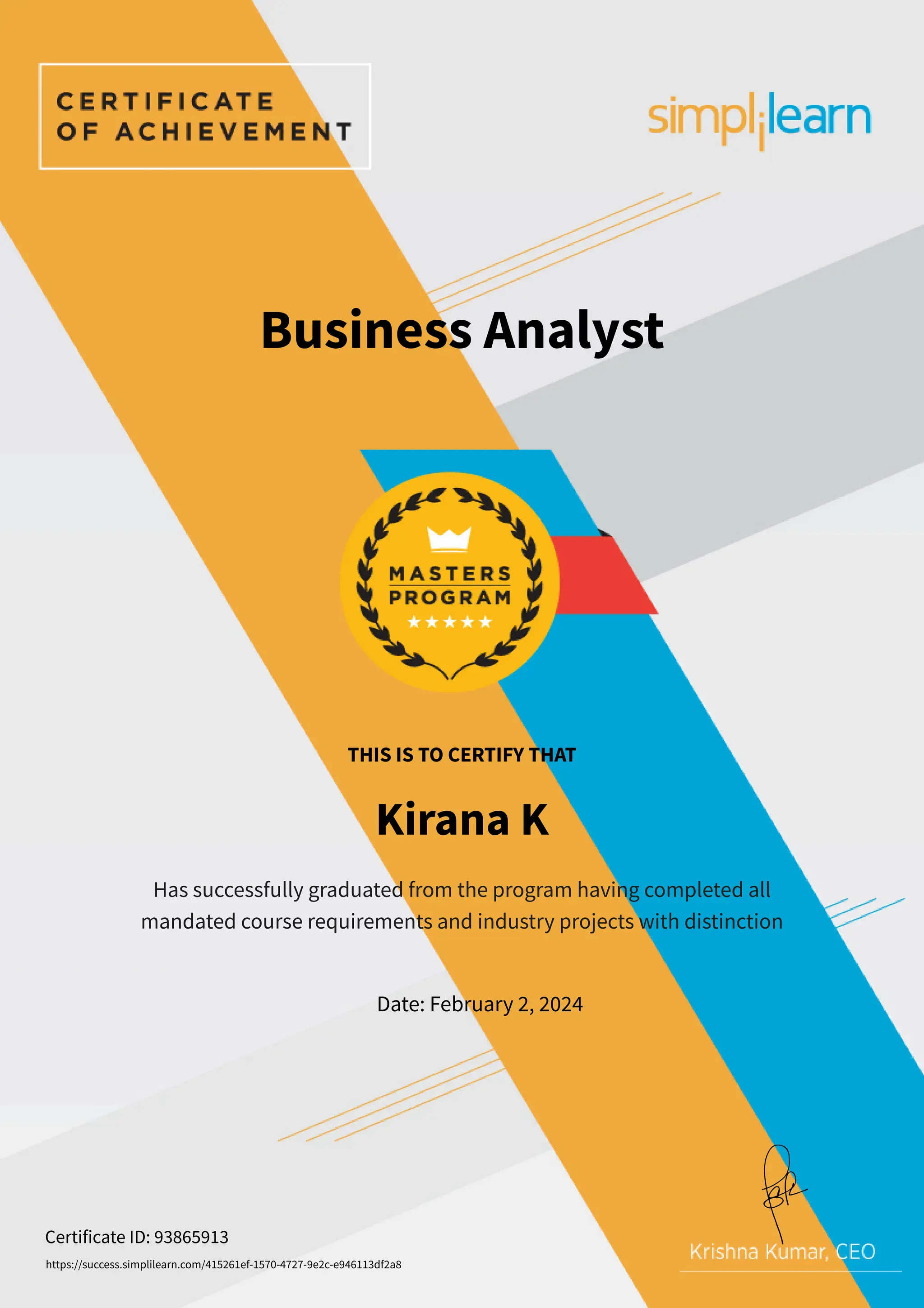 Business Analysis Master Certificate.pdf