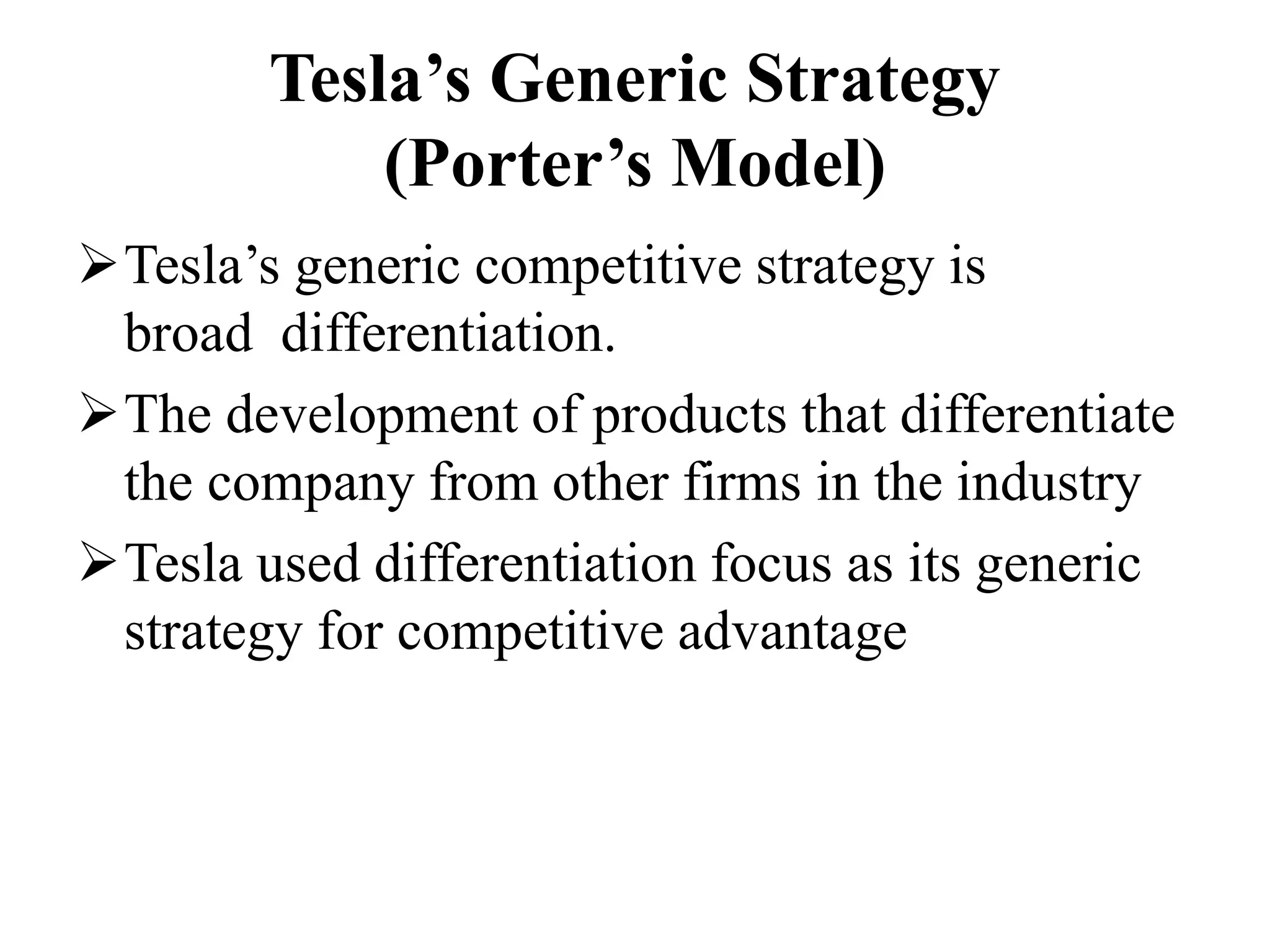 Business analysis of Tesla.INC