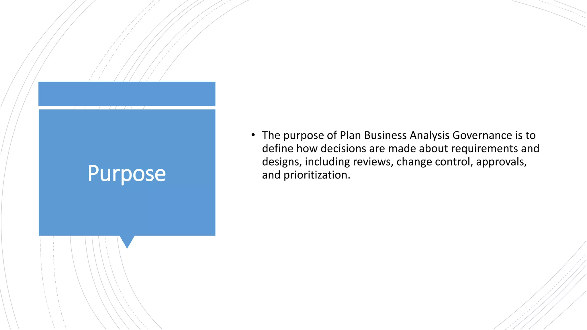 Business analysis planning and monitoring | PPTX | Computer Software and Applications | Computing