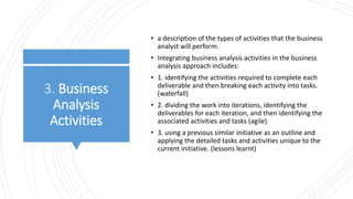 Business analysis planning and monitoring | PPTX
