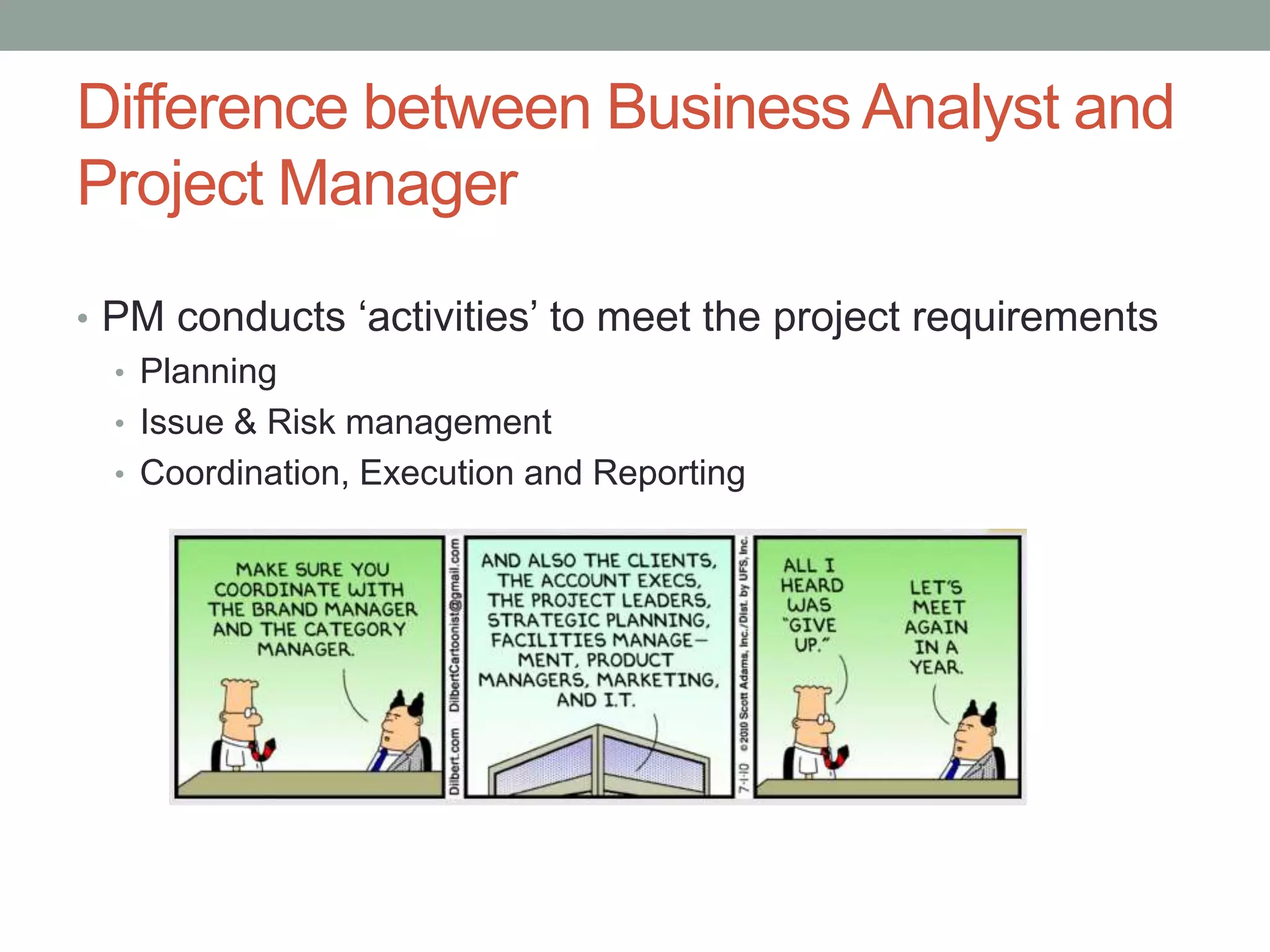 Business analysis & project management | PPTX