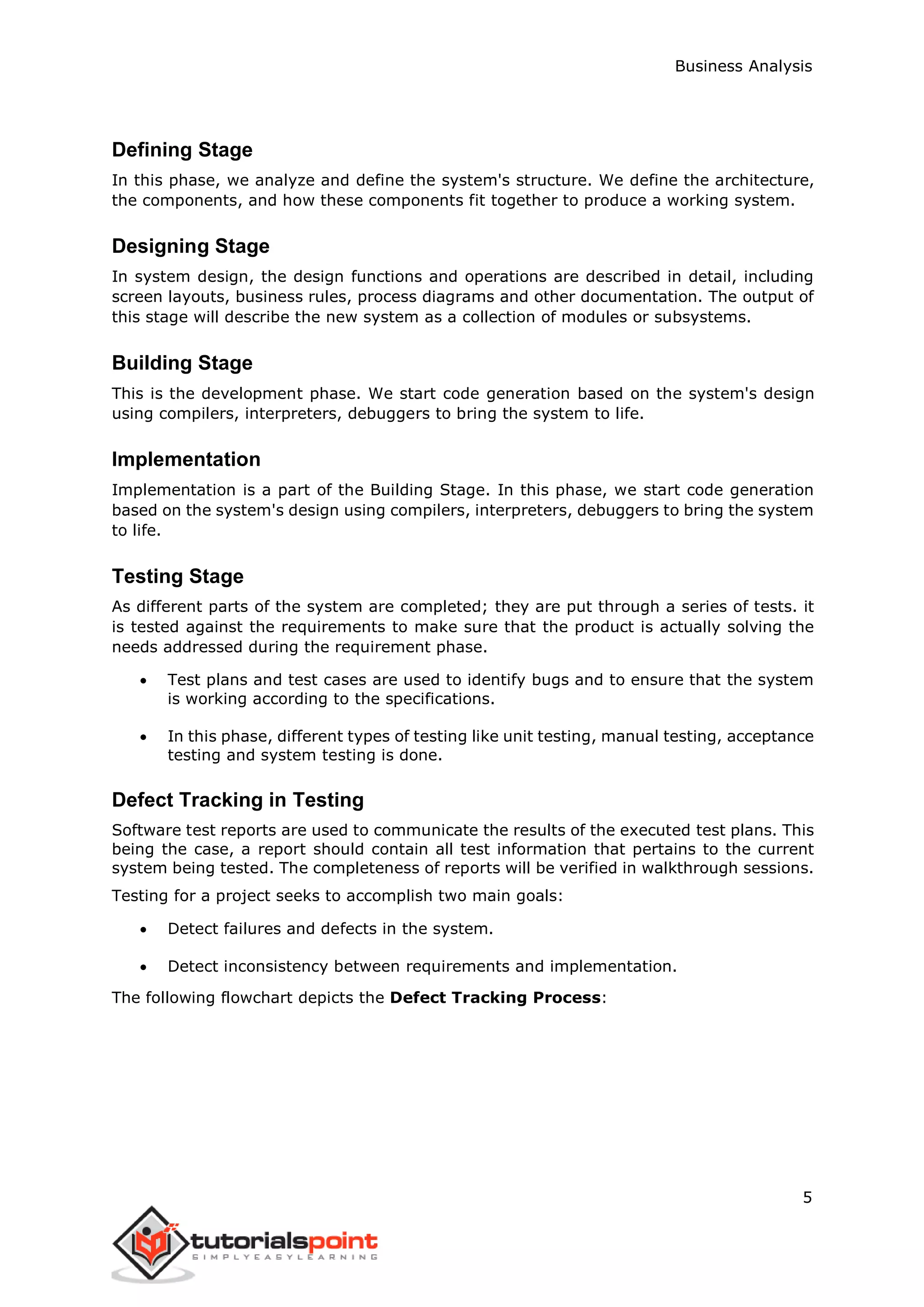 Business analysis tutorial | PDF | Desktop Publishing | Computer Software and Applications