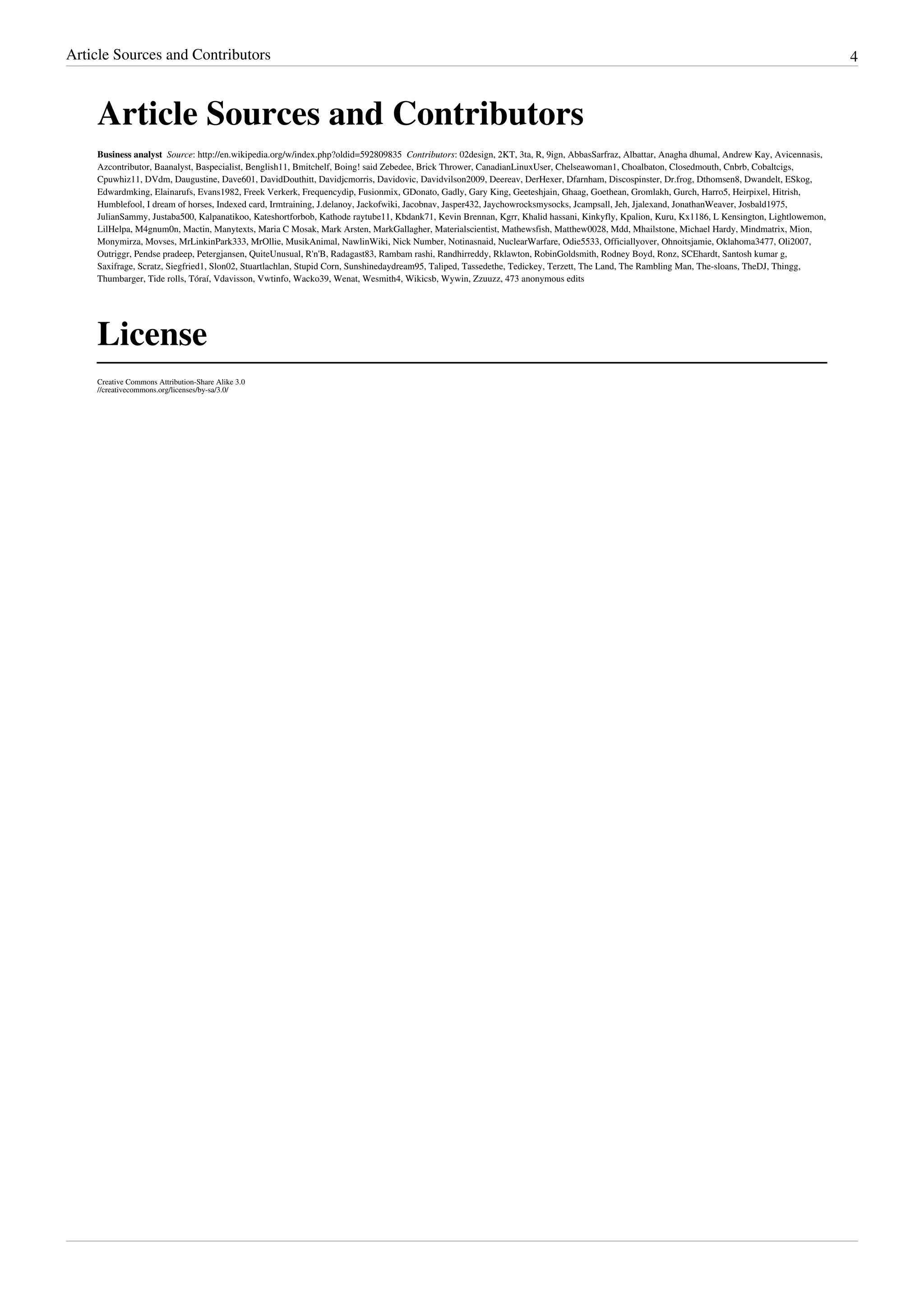 Business analyst | PDF