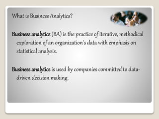 Business analyst | PPT