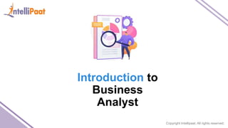Business analyst job description key roles | Business Analyst Roles | PPTX
