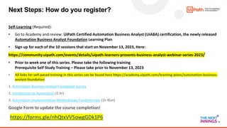 Business Analyst Series 2023 - Awareness Session | PDF