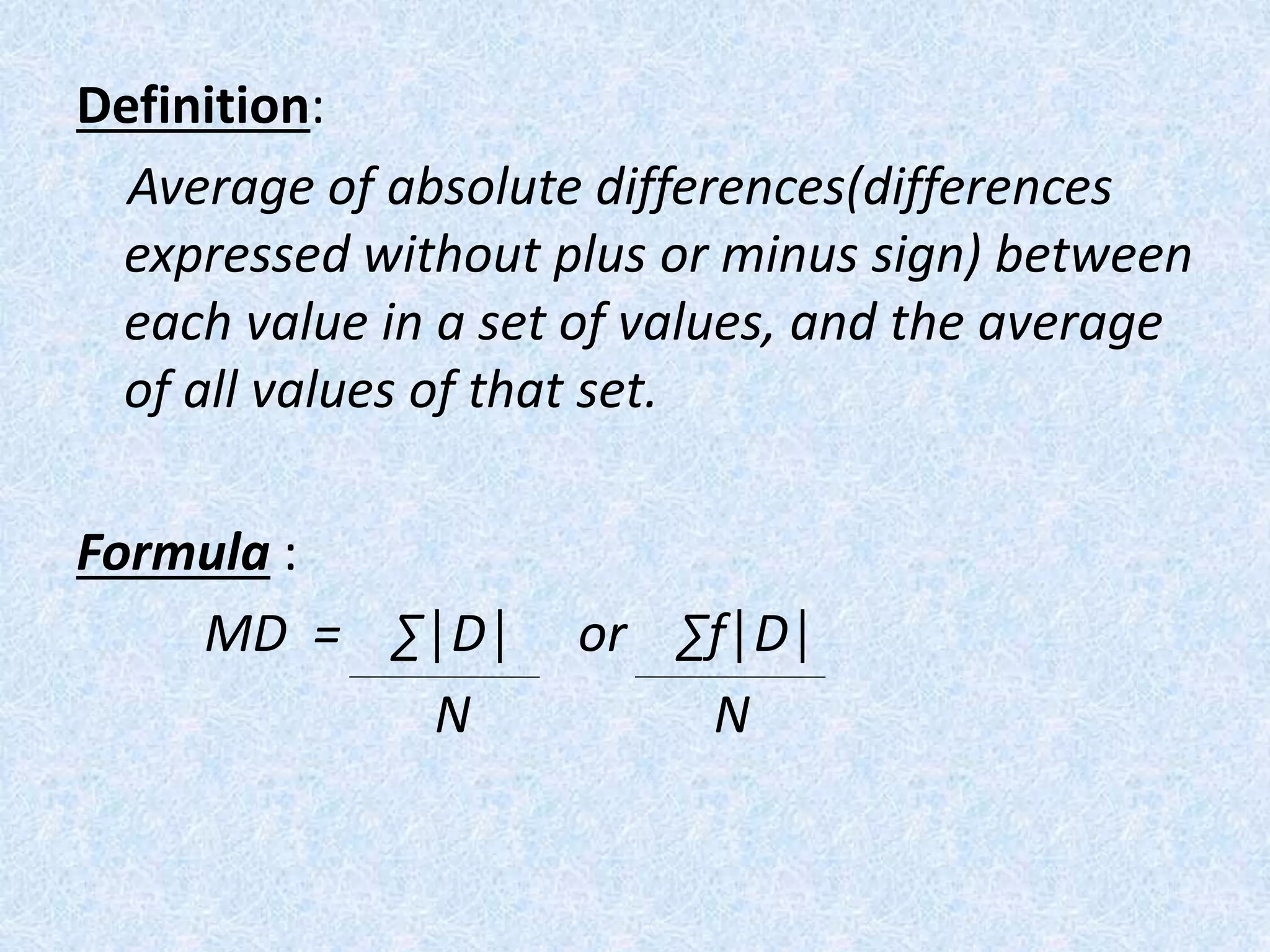MEAN DEVIATION VTU | PPTX