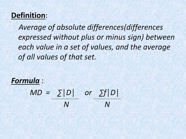 MEAN DEVIATION VTU | PPTX