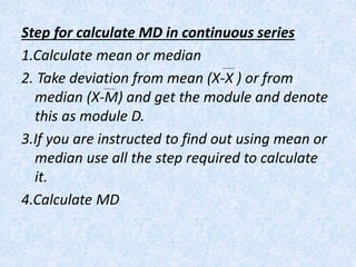 MEAN DEVIATION VTU | PPTX