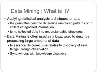 Business analytics and data mining | PPTX