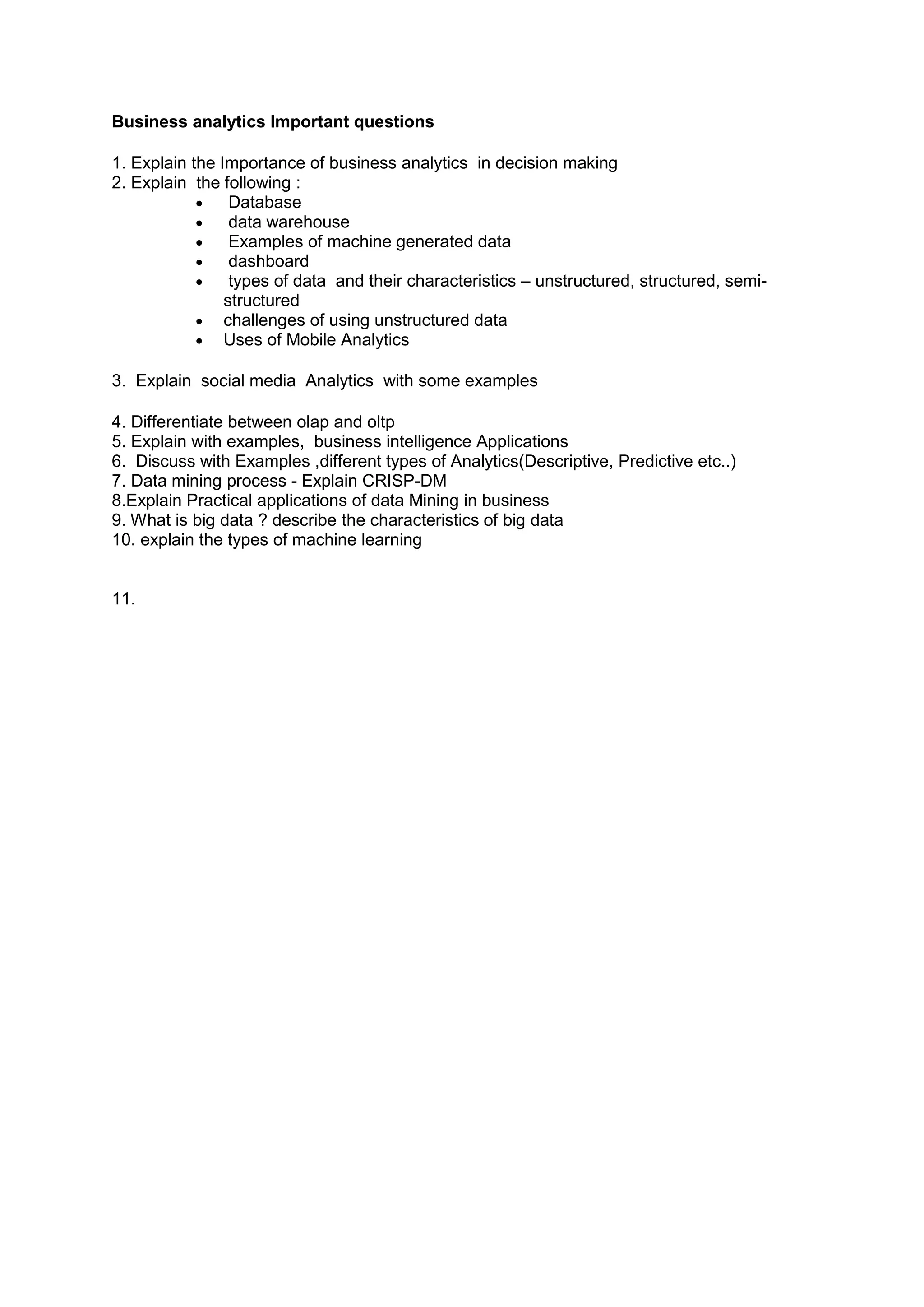 Business analytics Important questions.docx