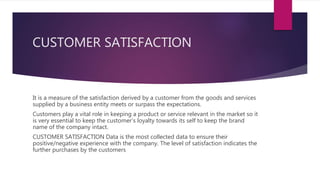 Business analytics to increase customer satisfaction. (business ...