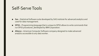 Business analytics tools | PPT