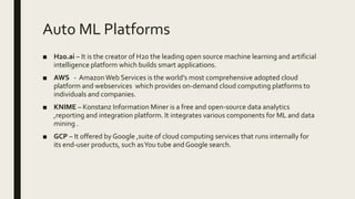 Business analytics tools | PPTX