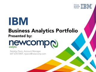 IBM's Business Analytics Portfolio for Training Purposes | PPT