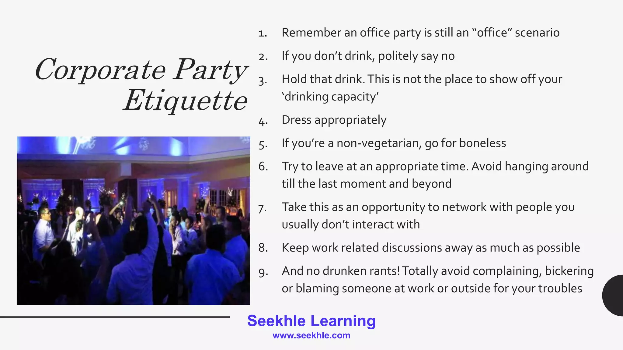 Business and corporate etiquette | PPTX