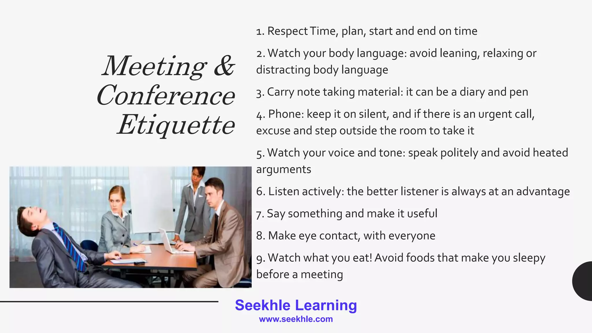 Business and corporate etiquette | PPTX