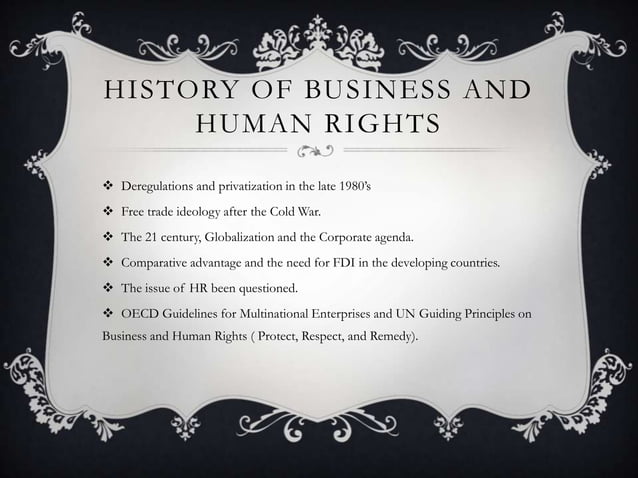 Business and human rights | PPTX | Human Resources | Business