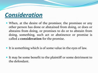 Business and industrial law part 1 - consideration - chapter 3 complete ...