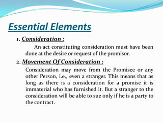 Business and industrial law part 1 - consideration - chapter 3 complete ...