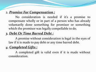 Business and industrial law part 1 - consideration - chapter 3 complete ...