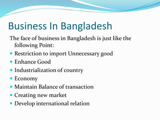 Business and its future in bangladesh | PPTX